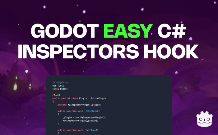 Creating custom inspectors in Godot C# more easily