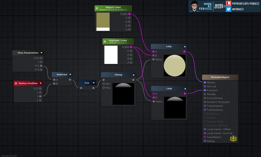 Pickable Objects Shader
